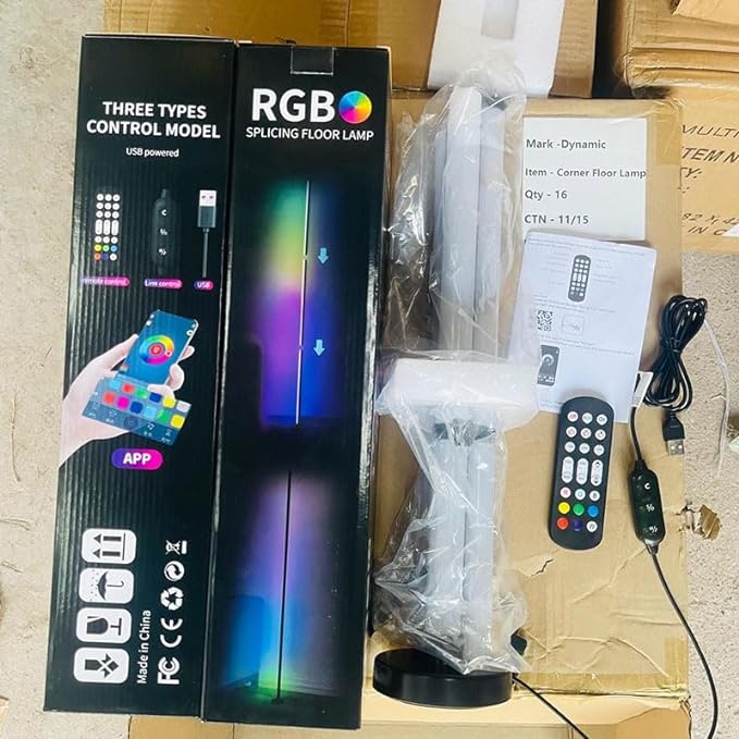 CORNER FLOOR COLOR CHANGING LAMP – The Glimz